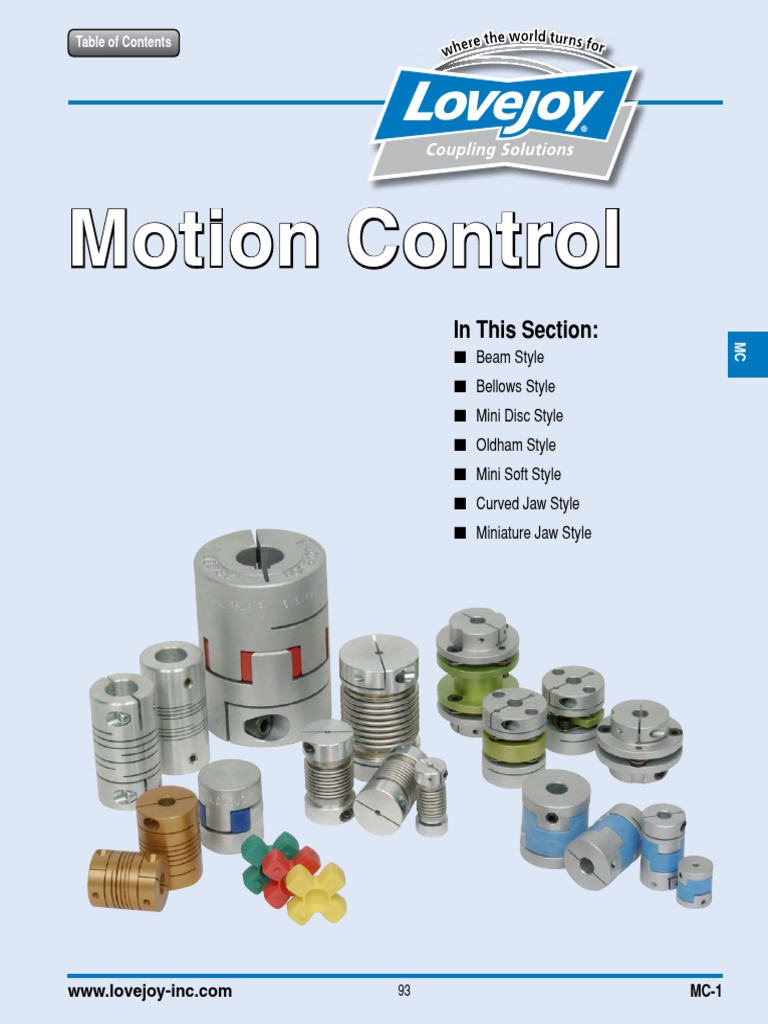 Motion Control Coupling | Torque | Mechanical Engineering