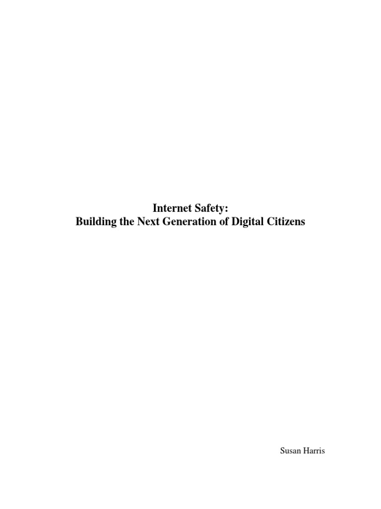 Internet Safety for Young Learners | PDF | Social Science | Computers
