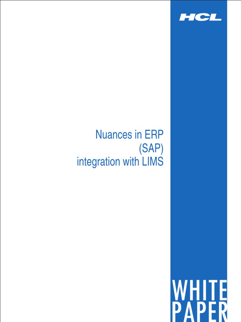 Sap Lims Integration Pdf