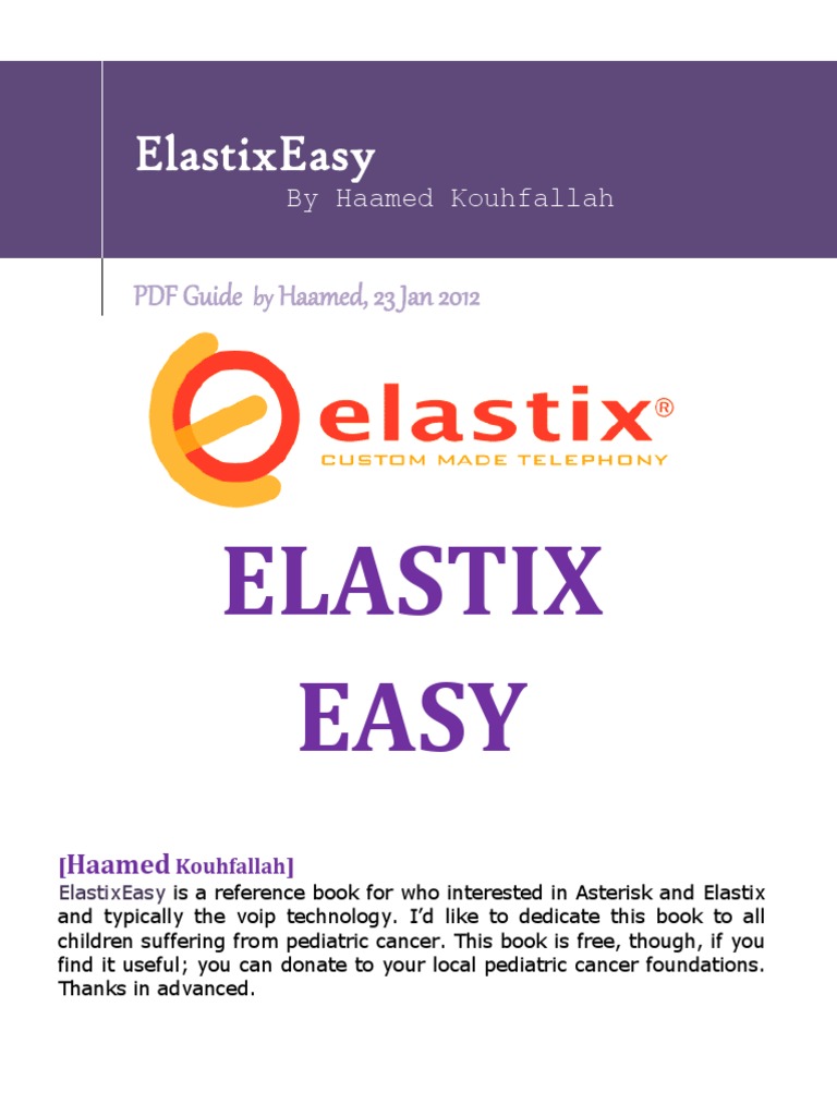 Elastix Easy | PDF | Voice Over Ip | Session Initiation Protocol