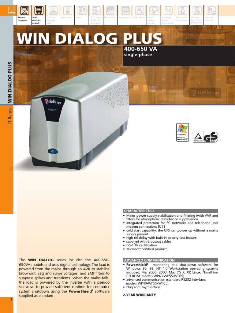 Win Dialog Plus: Single-Phase | PDF | Mains Electricity | Alternating ...