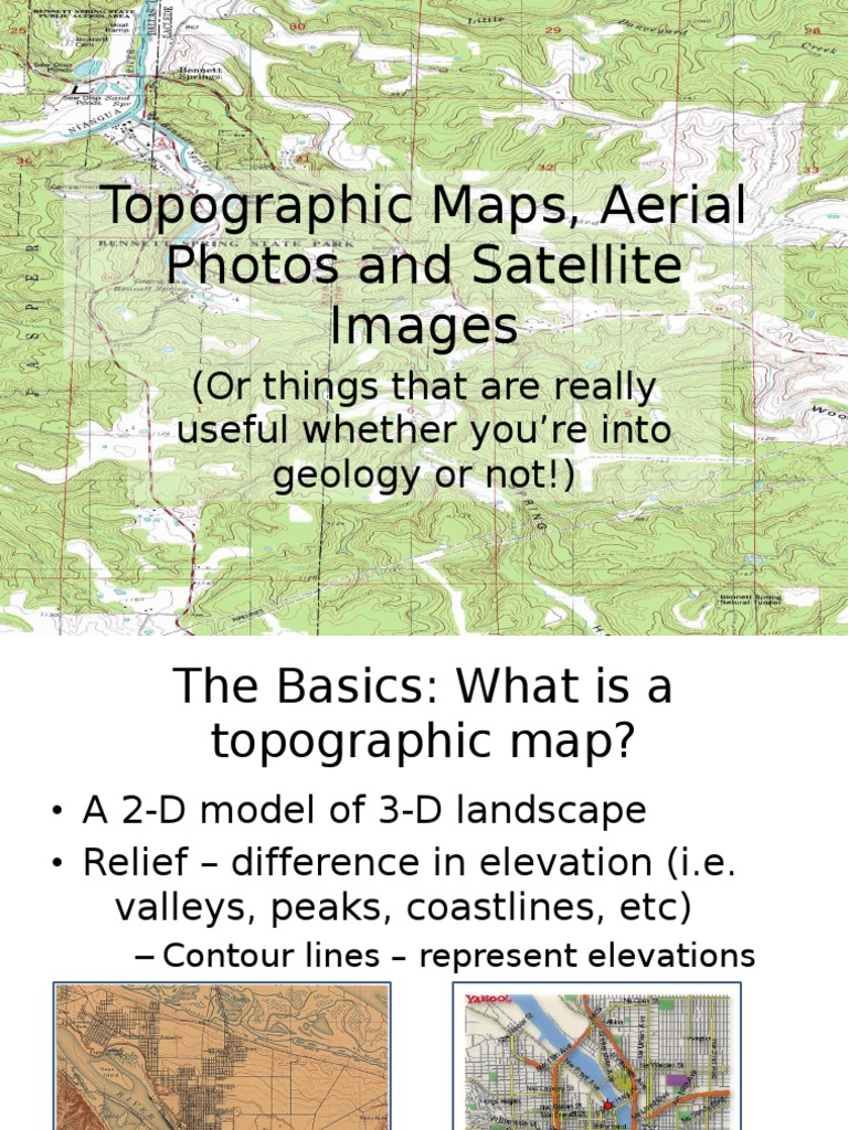 Topographic Maps Lecture Pdf Longitude Topography