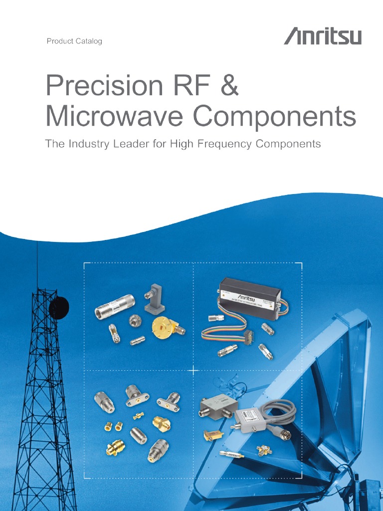 Anritsu Product Catalog1 | PDF | Electrical Connector | Coaxial Cable