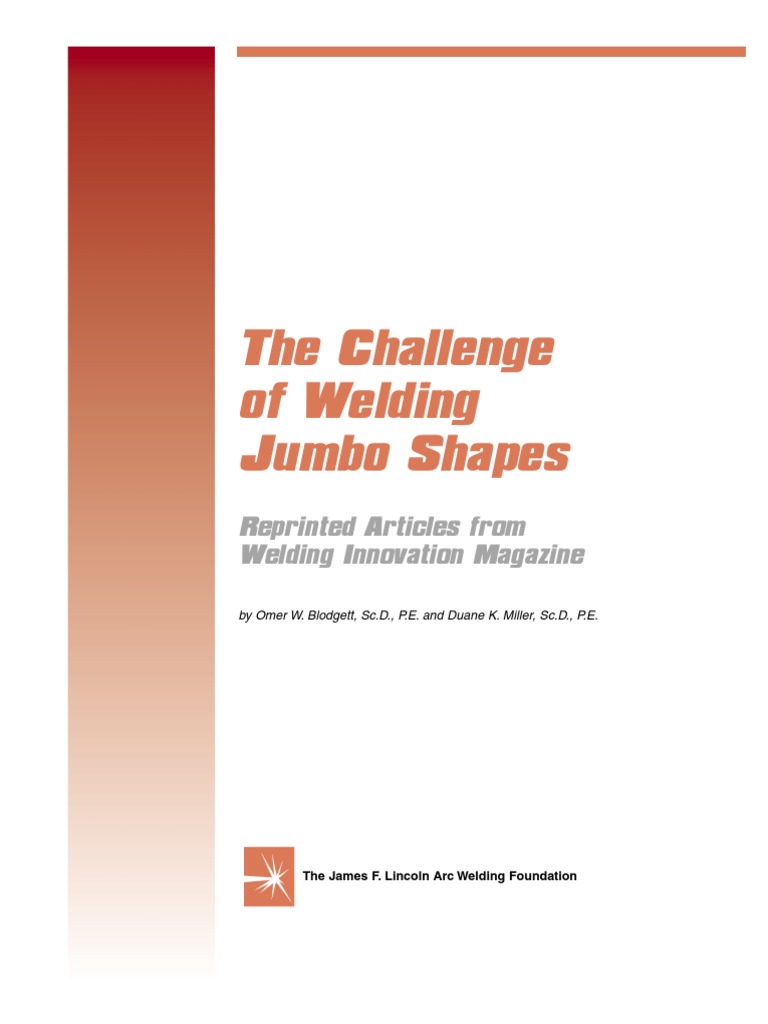 Jumbo Shapes | PDF | Strength Of Materials | Welding