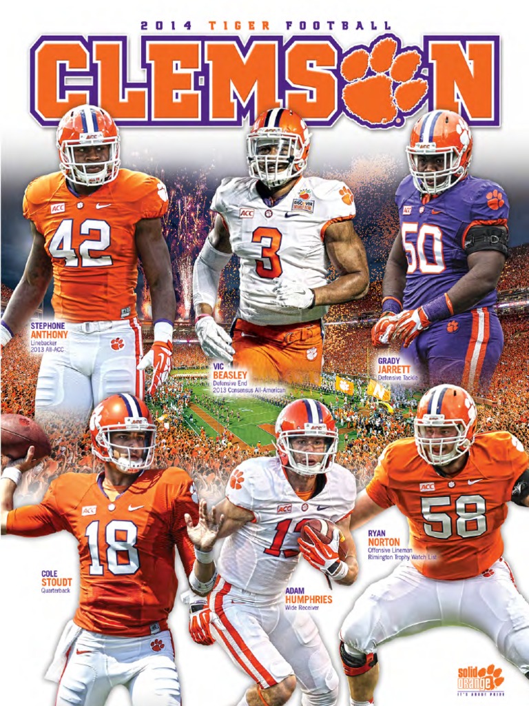 2014 Clemson Football Media Guide | PDF | Clemson Tigers Football | San ...
