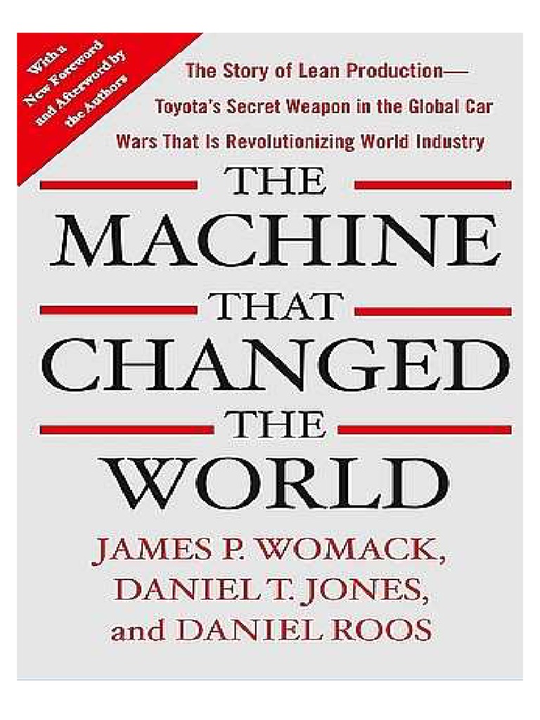 The Machine That Changed The World | PDF | Toyota | Lean Manufacturing
