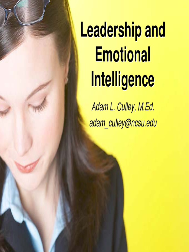 Leadership and Emotional Intelligence | PDF | Leadership | Emotions