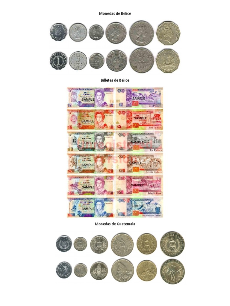Monedas y Billetes de Belice | PDF