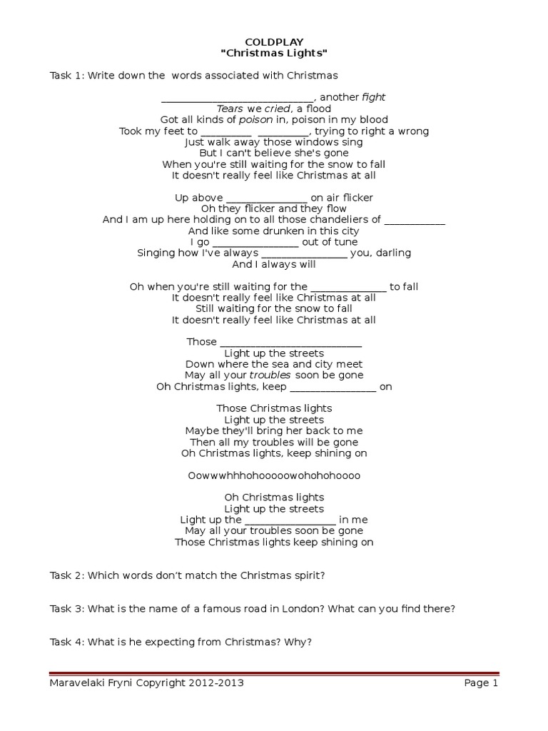 Christmas Lights | PDF