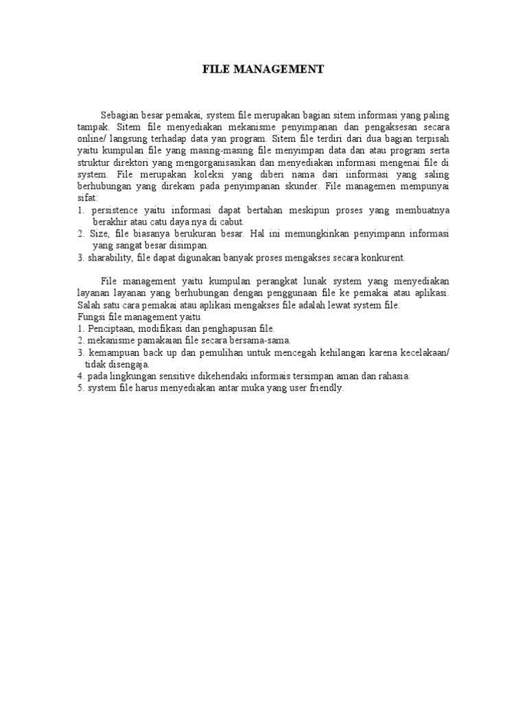 File System Pada Windows | PDF