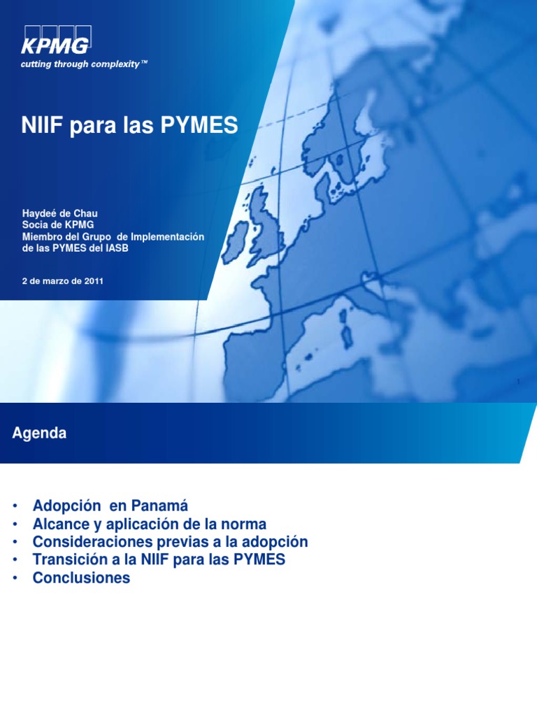 Niif Pymes Mar2011 MODELO PANAMA | PDF | normas internacionales de ...