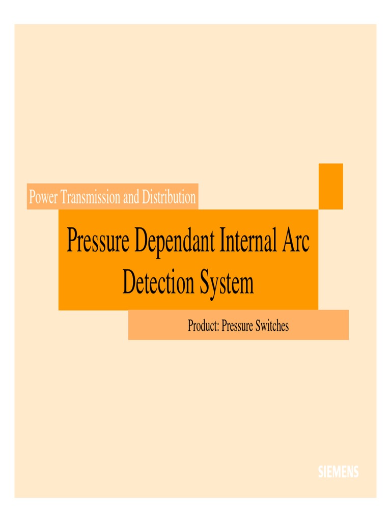 Pressure Switch Internal Arc Presentation | PDF | Electric Arc | Relay