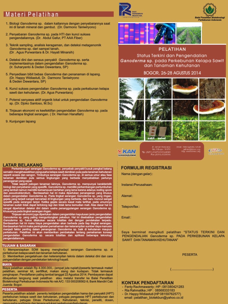 Pengendalian Ganoderma pada Perkebunan | PDF