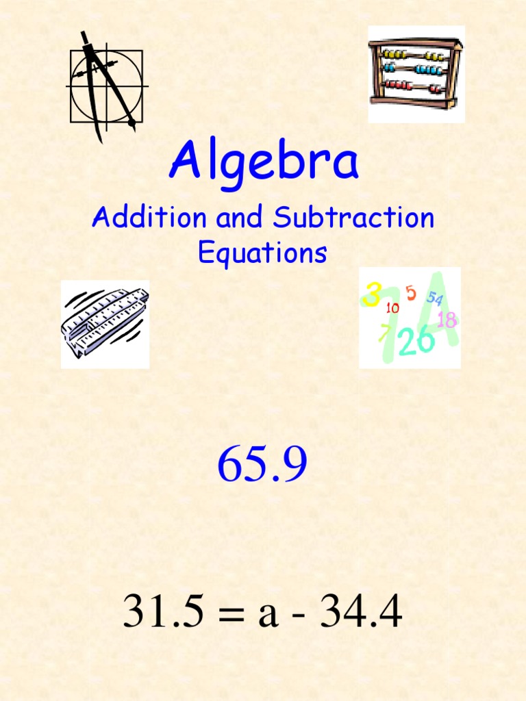 7th Grade Algebra: Addition & Subtraction | PDF