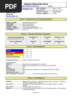 Msds Epoxy Resin | PDF | Allergy | Epoxy