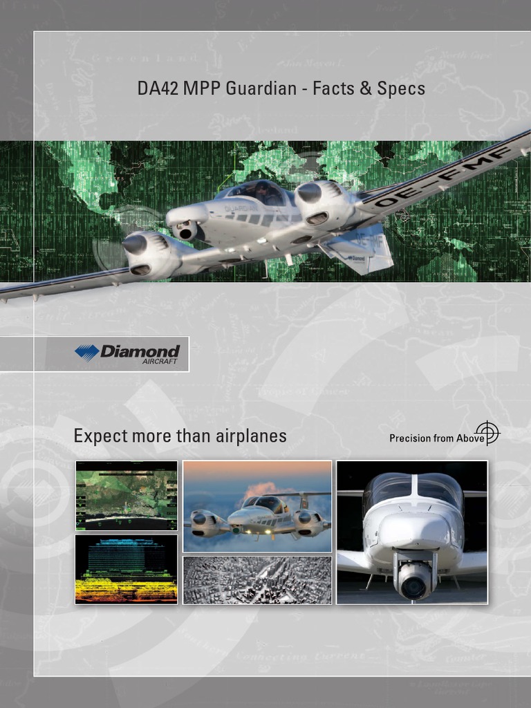 DA42 MPP Guardian Facts and Specs | PDF | Jet Fuel | Aviation