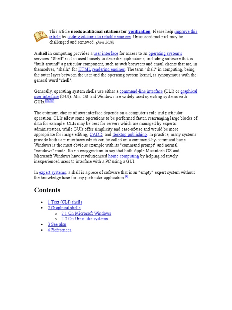 Understanding Computing Shells | PDF