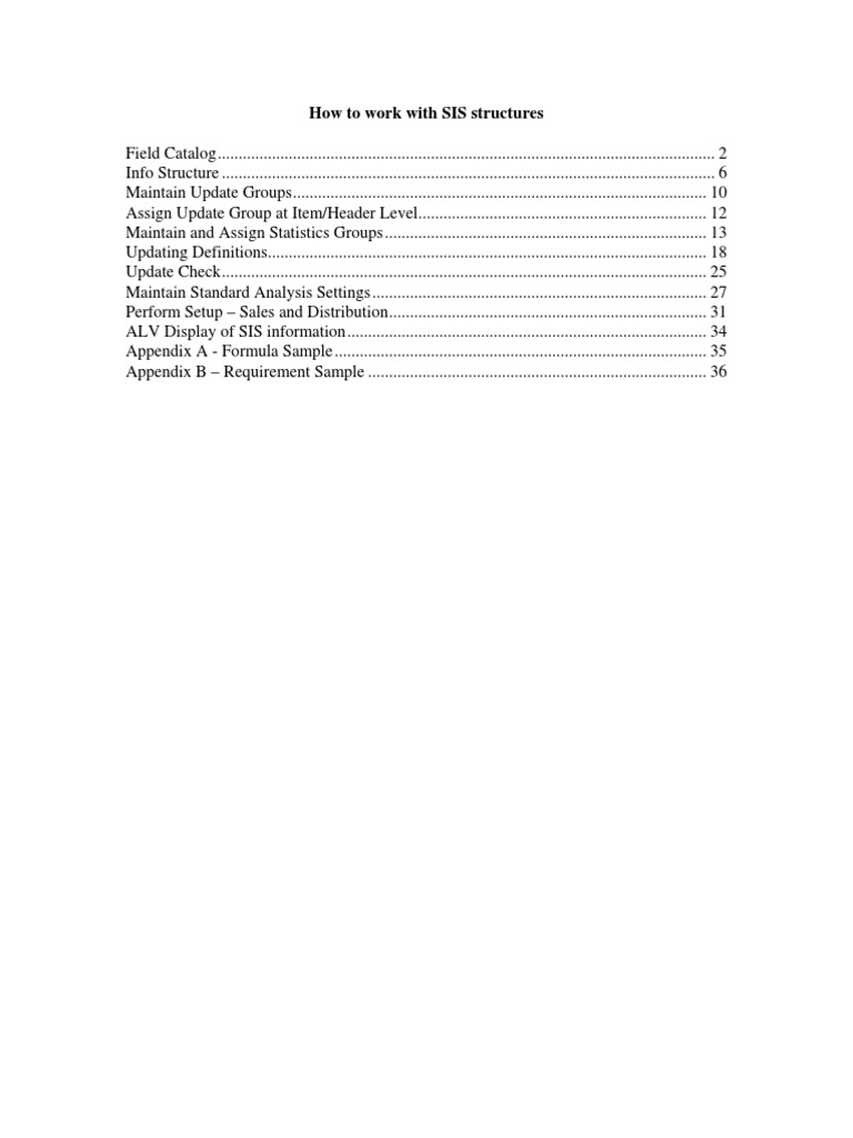 Sap Lis | PDF | Double Click | Databases