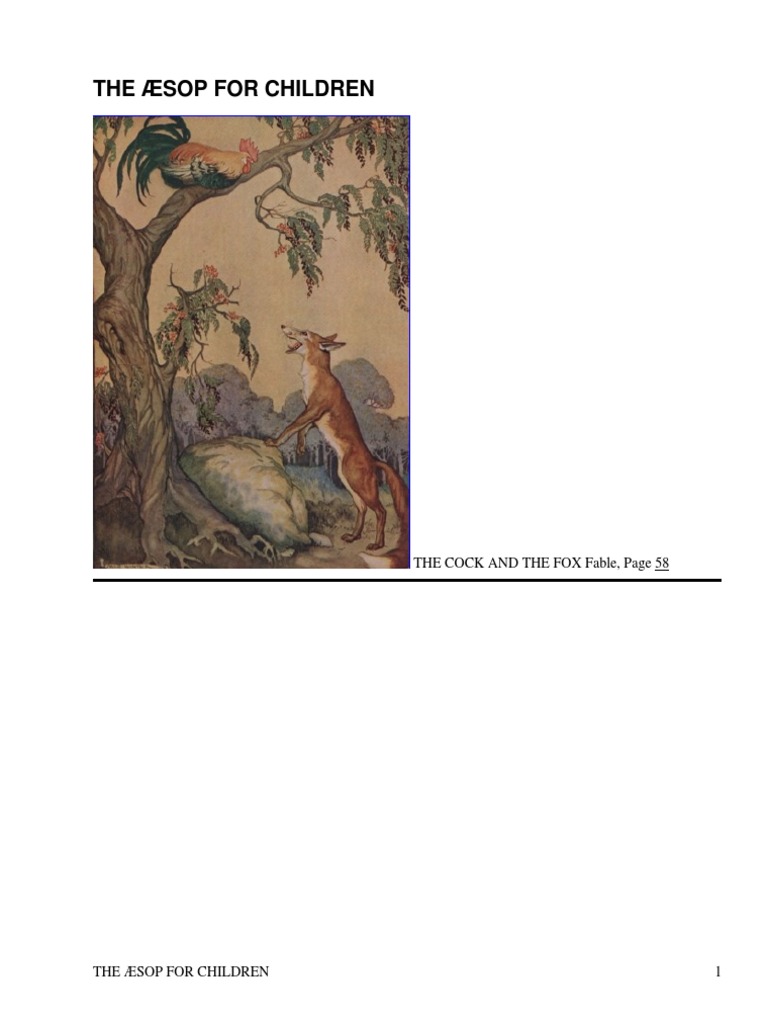 The Aesop For Children With Pictures by Milo Winter by Aesop, 620 BC ...