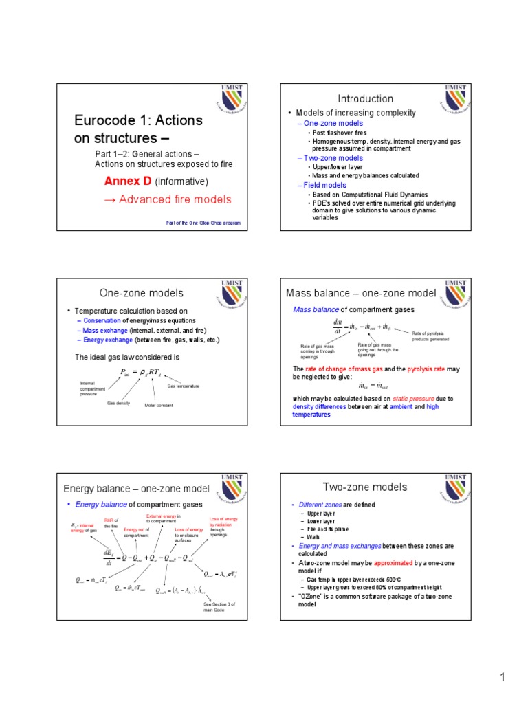 Eurocode 1: Actions On Structures - : Annex D | PDF | Gases | Density