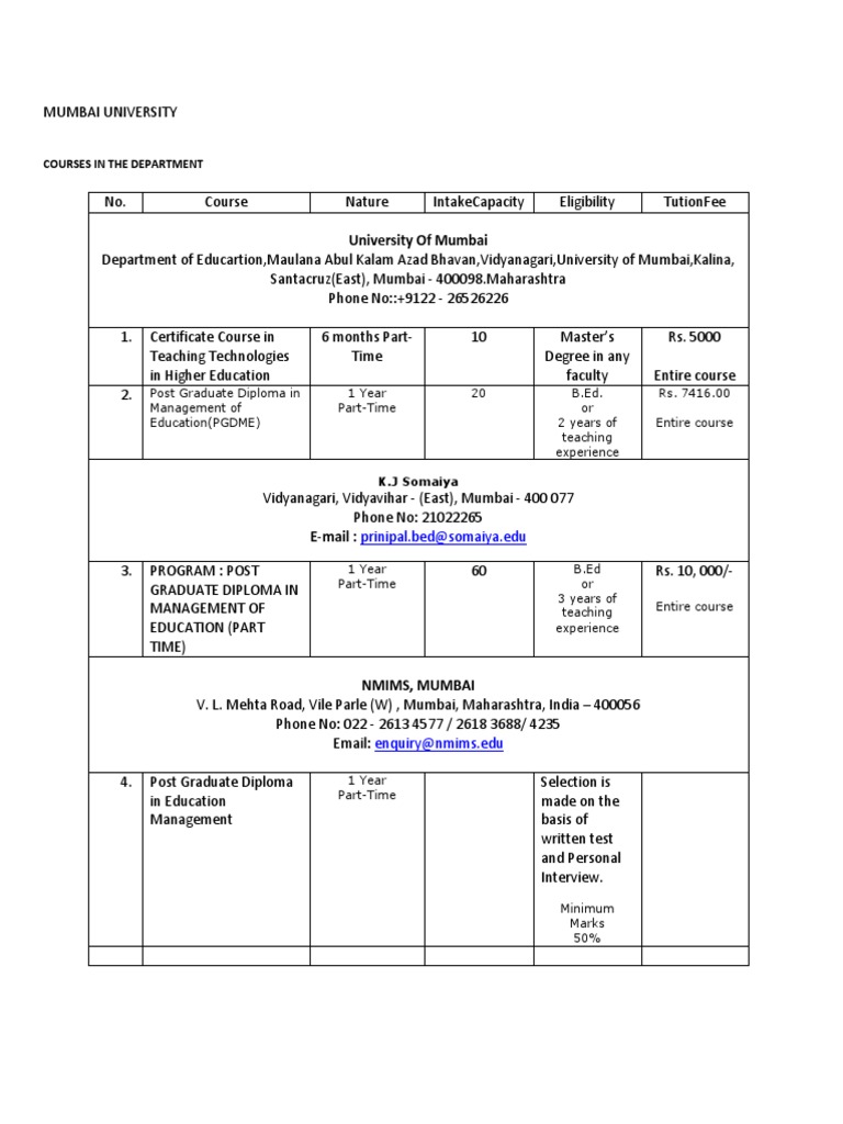 Education Management Courses | PDF | Career & Growth