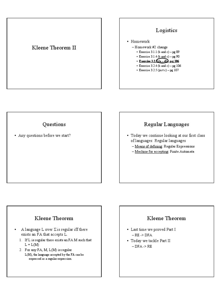 Kleene Closure | PDF | Mathematical Logic | Formalism (Deductive)