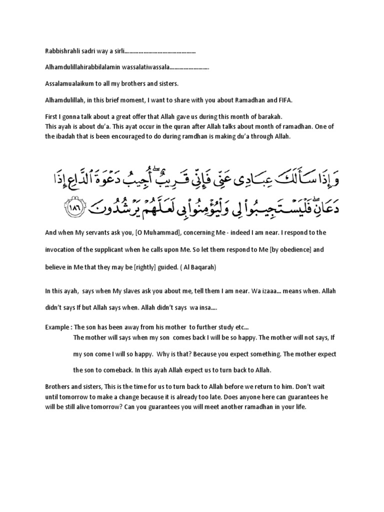 Tazkirah | PDF | Ramadan | Allah