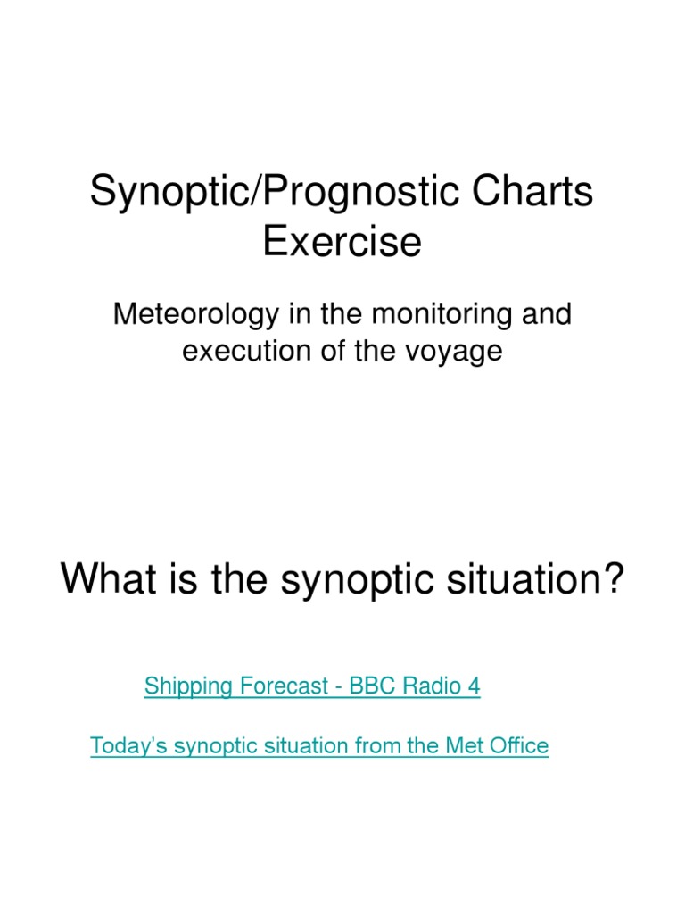 Synoptic Weather Report for Maritime Navigation | PDF