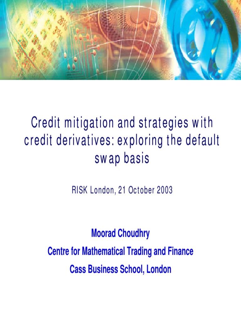 The Credit Default Swap Basis | PDF | Swap (Finance) | Credit Derivative