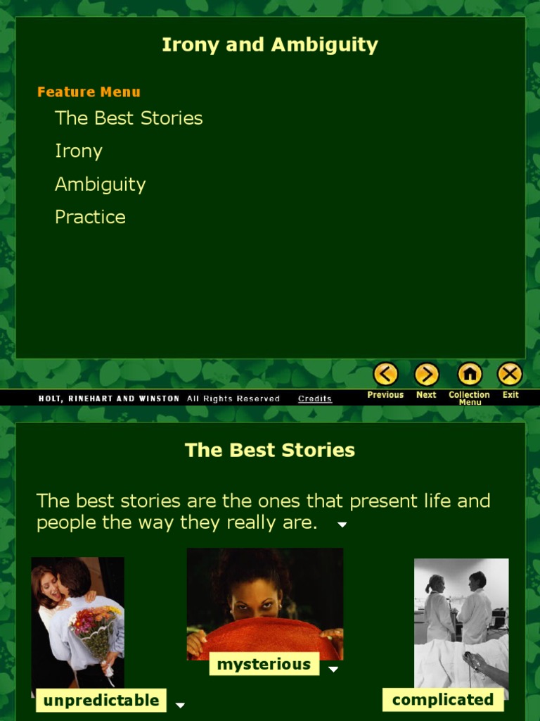 Irony and Ambiguity | PDF | Irony