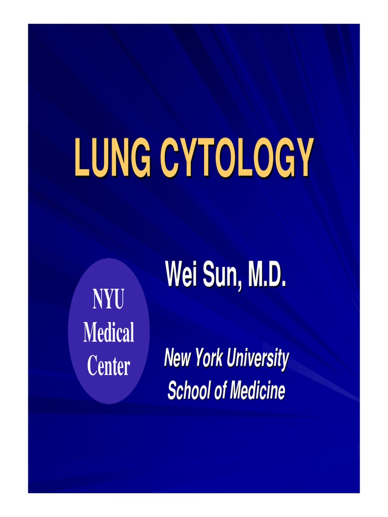 Lung Cytology | Download Free PDF | Non Small Cell Lung Carcinoma ...