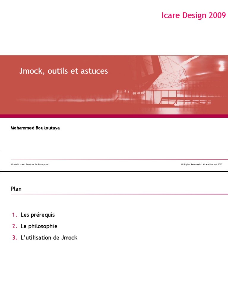 Jmock Présentation Et Tutorial | PDF