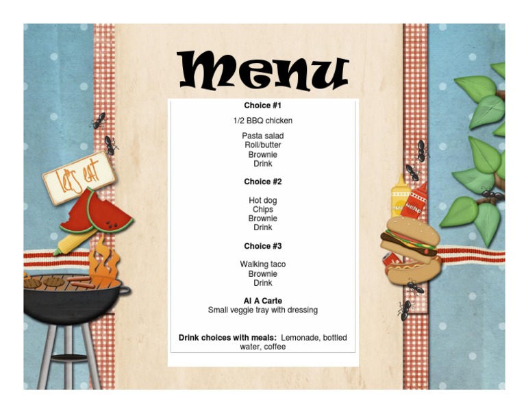 HHCC Moh Menu | PDF