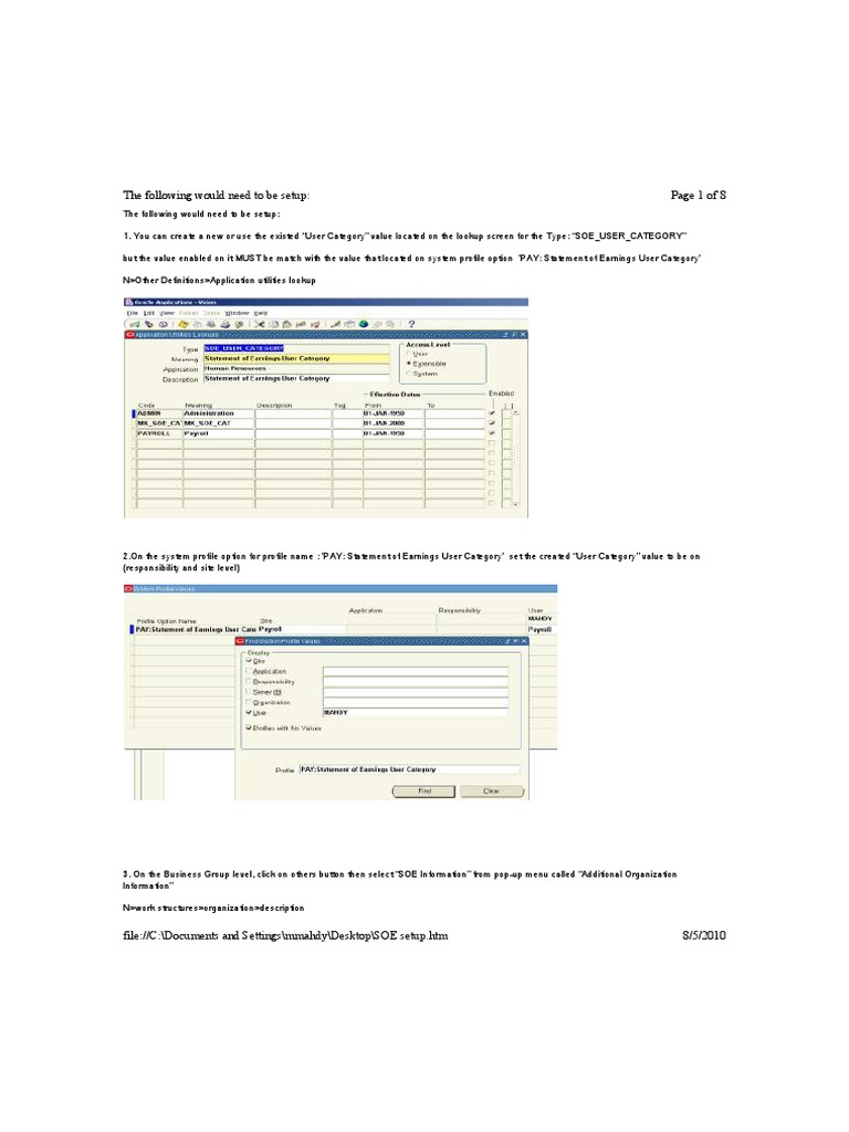 SOE Setup PDF | PDF | World Wide Web | Internet & Web