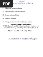 Benzer's Complementation Test on rII Locus | PDF | Bacteriophage | Mutation