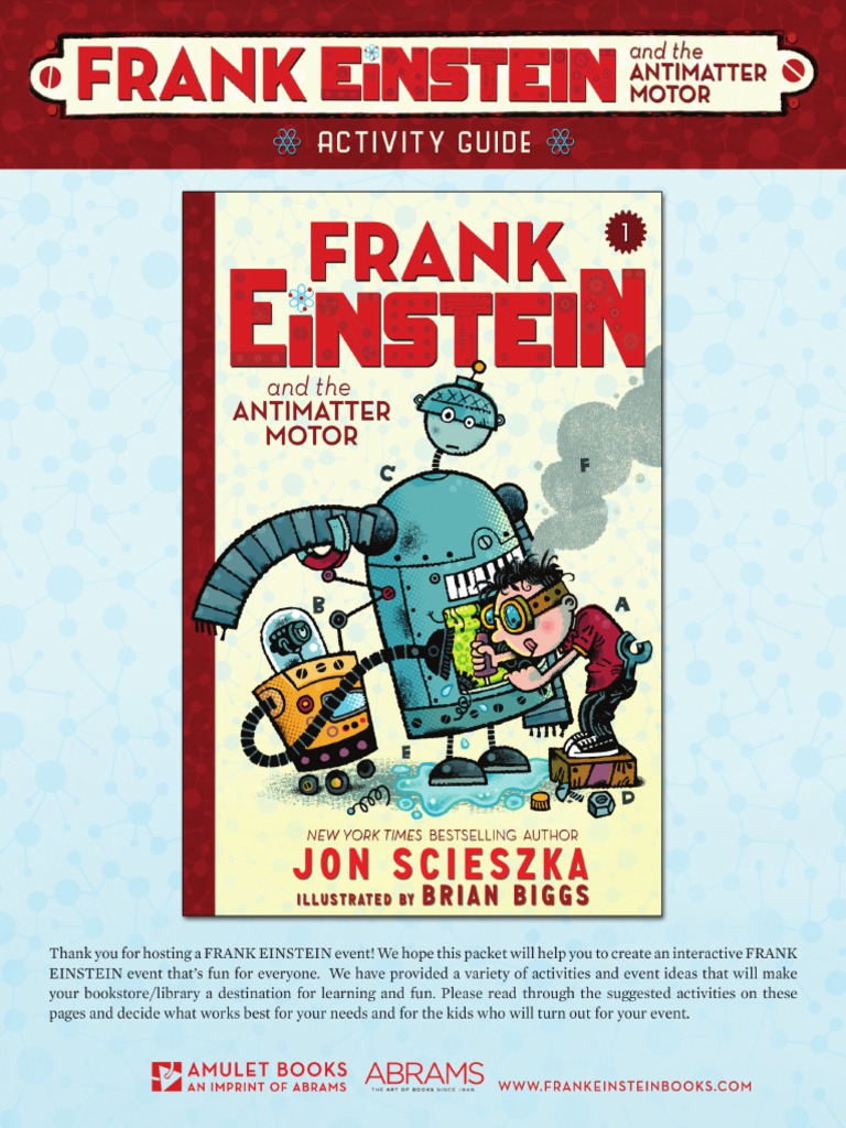 Frank Einstein and The Antimatter Motor Activity Guide | PDF