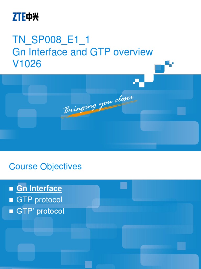 GTP Protocol & Interface Guide | PDF | Internet Protocols | Network Packet