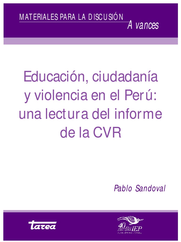 CVR Peru | PDF | Democracia | Ideologías políticas