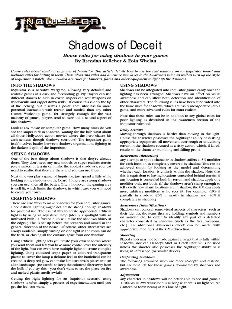 Shadow of Deceit | Flashlight | Shadow