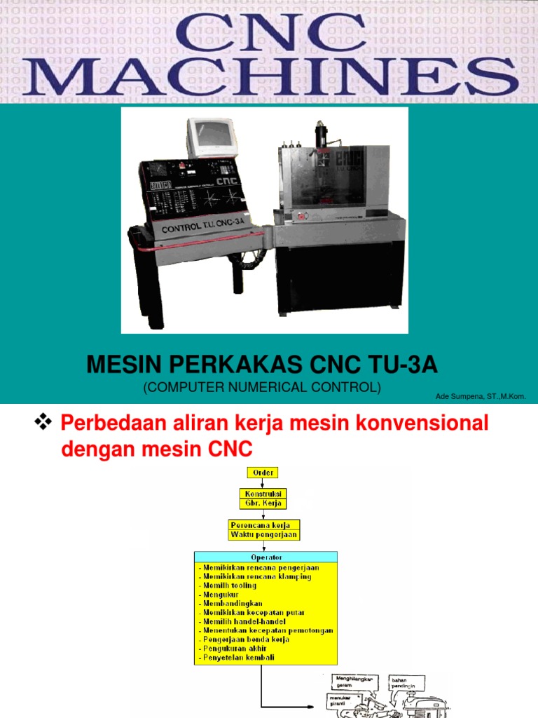 Mesin Perkakas CNC Tu-3a, 2a | PDF | Teknologi & Rekayasa