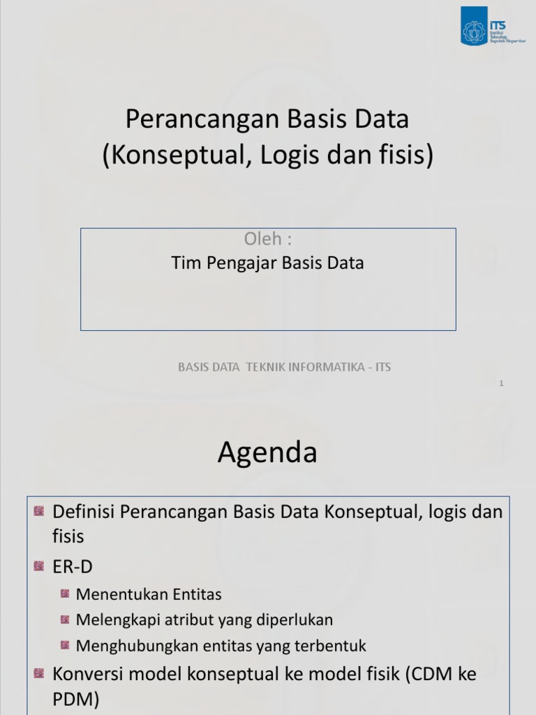 Perancangan Basis Data | PDF
