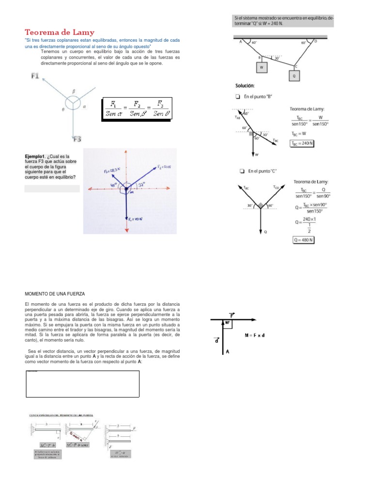 Teorema de Lamy | PDF