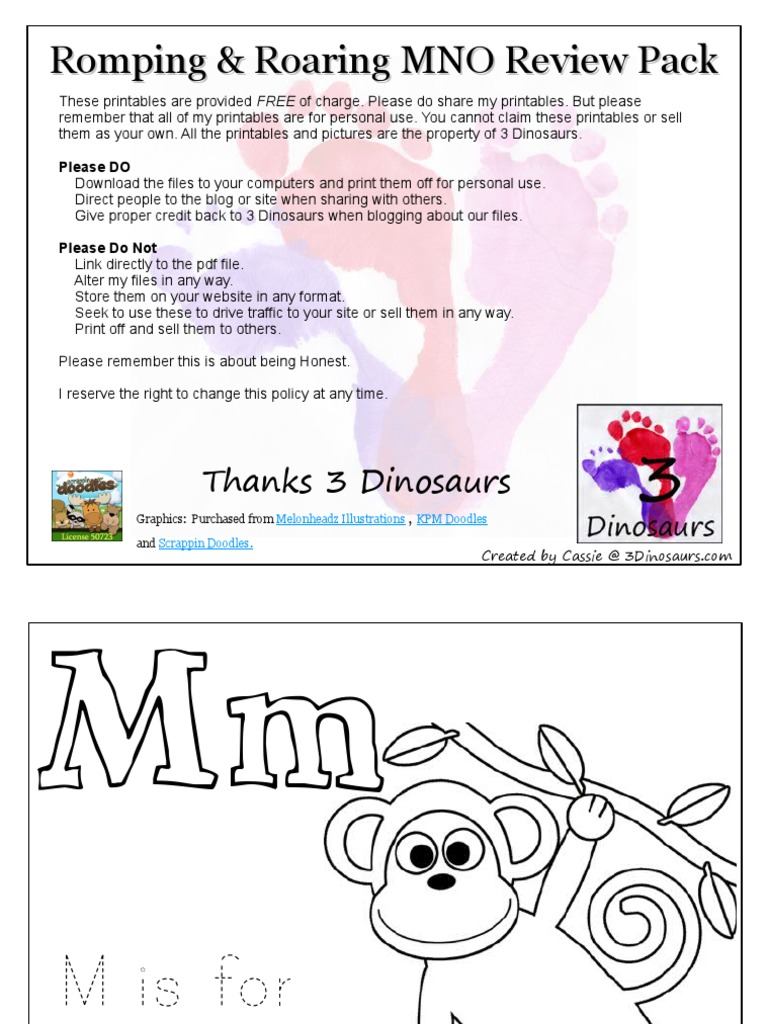 MNO Review Pack Printables for Kids | PDF | Social Science