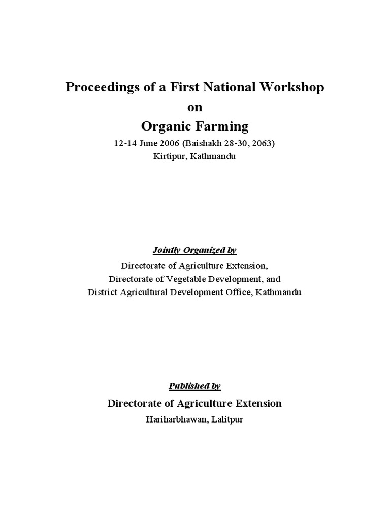 Organic Farming | PDF | Organic Farming | Agriculture