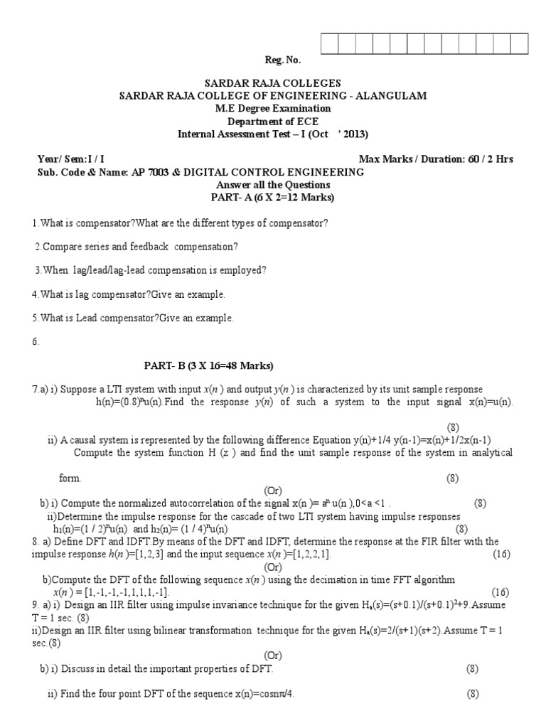 Set C | Download Free PDF | Areas Of Computer Science | Signal Processing