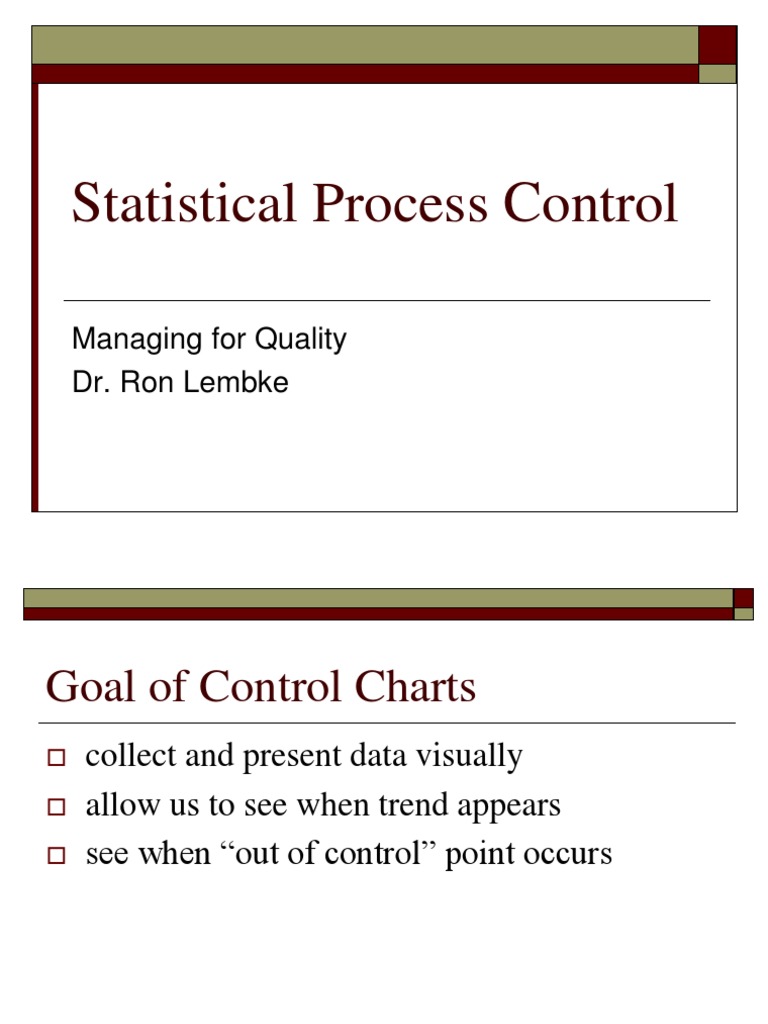 Control Charts | PDF | Mean | Statistics