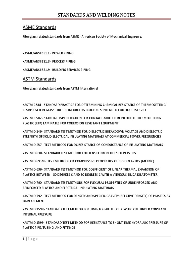 ASME Standards | PDF | Fiberglass | Pipe (Fluid Conveyance)