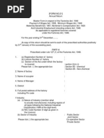 Form No. 22 Prescribed Under Rule 127 Half Yearly Return | PDF ...