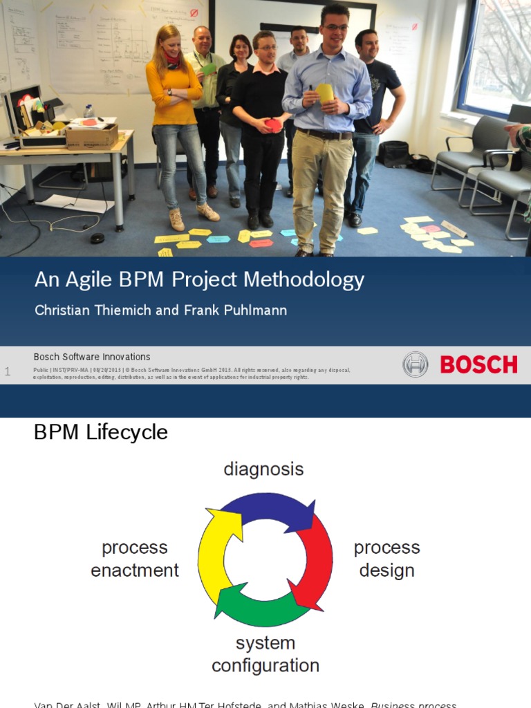 An Agile Bpm Project Methodology Pdf Business Process Management Software Development Process
