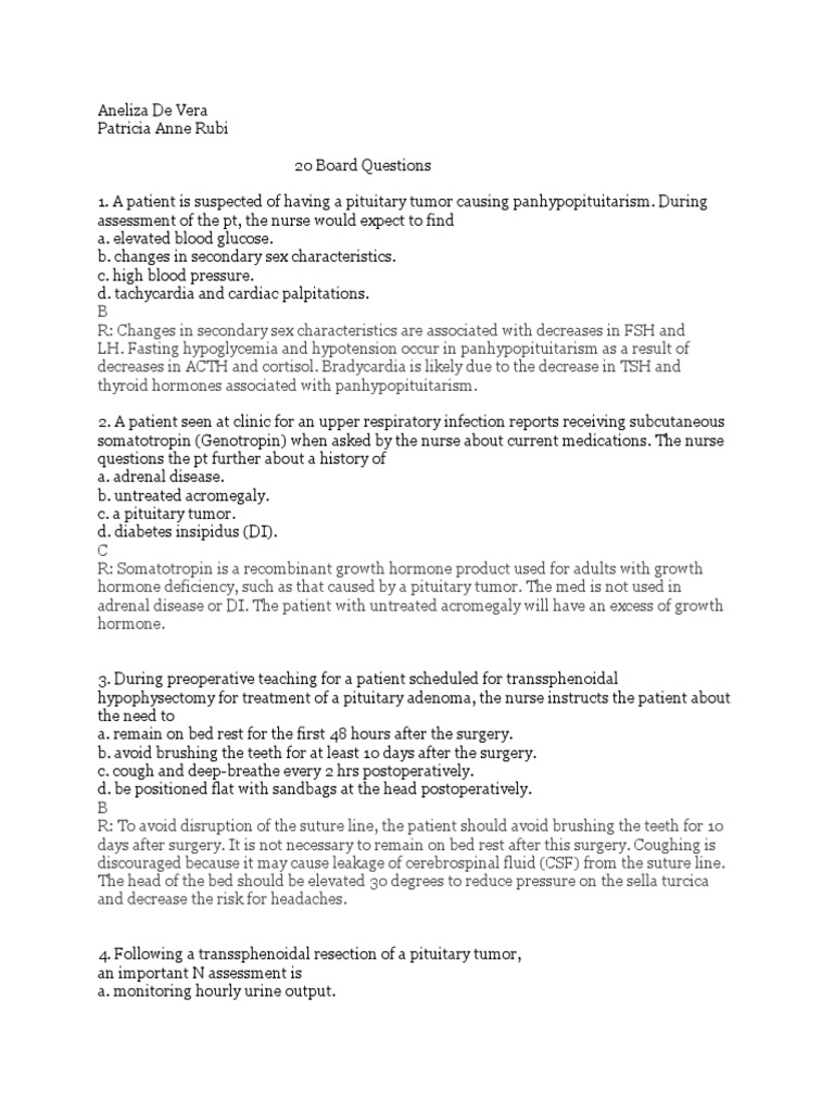 20 Board Questions | PDF | Organ (Anatomy) | Medical Specialties